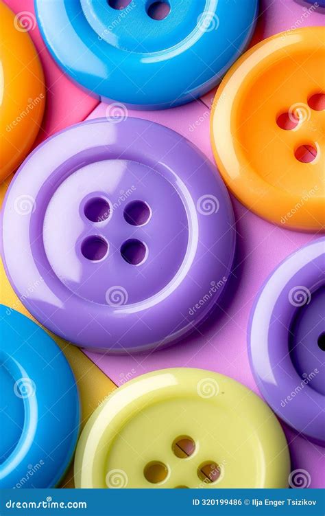Vibrant Backdrop Created From An Assortment Of Assorted Buttons For A