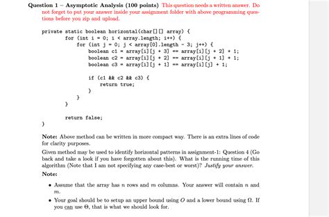 Solved Uestion Asymptotic Analysis Points This Chegg