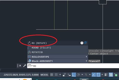 Lệnh Xoay đối Tượng Rotate Centimet2