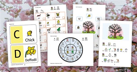 Widgit Symbol Resources Spring Pack