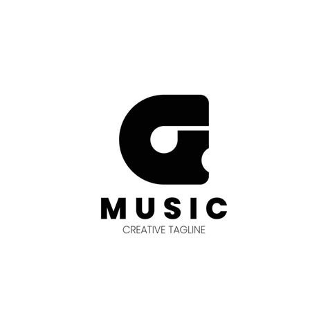Letter A Lowercase Music Note Logo For Music Brand 66739573 Vector Art