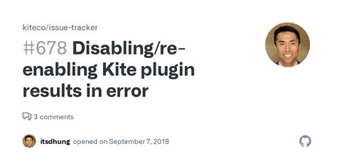 Disablingre Enabling Kite Plugin Results In Error · Issue 678
