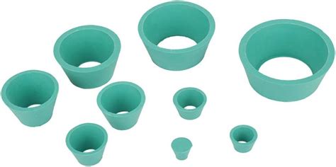 Filter Adapter Cone Pack Of 9 Elasticity And Smooth Rubber Stopper Buchner Funnel Flask