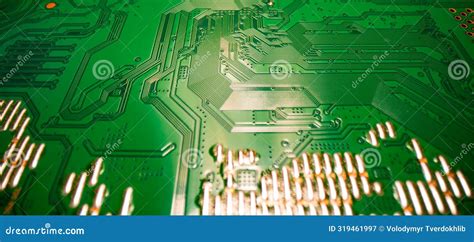 Electronic Circuit Board Technology Background Electronic Plate Pattern Circuit Board