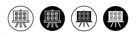 Storyboard Flat Line Icon Set Storyboard Thin Line Illustration 47626040 Vector Art At Vecteezy