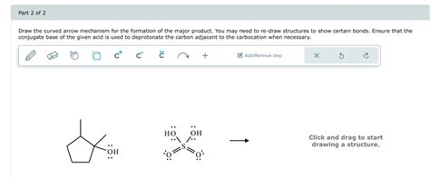 Solved Draw The Curved Arrow Mechanism For The Formation Of Chegg Com