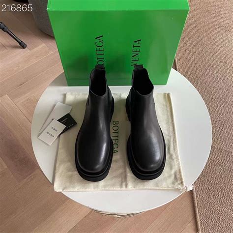 보테가베네타 2023 Lug 레더 첼시 부츠 신발 스니커즈 스니커즈 오버레플 레플리카