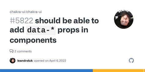 should be able to add `data ` props in components · issue 5822 · chakra ui chakra ui · github