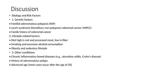 Rectosigmoid Colon Case With Failed Endoscpic Mucosal Resection Ppt