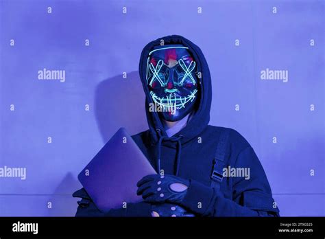Hacker Burglar Red Team Exploit Vulnerability Security Of Data Server