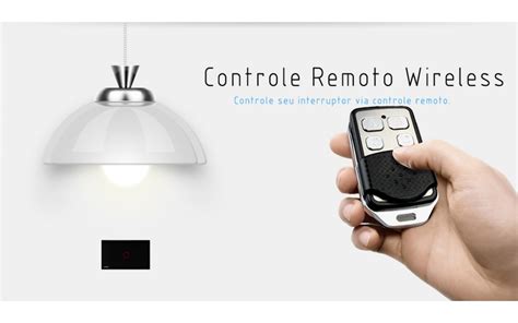 Interruptor Touch Screen Com 1 Botão Com Função Remote E Dimmer Preto