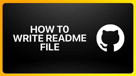 How To Write Github Readme File Tutorial Youtube