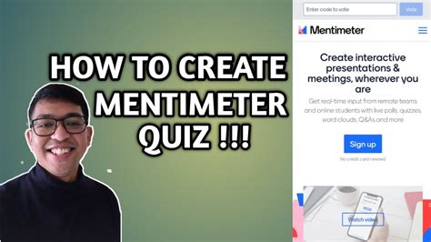 Mentimeter Tutorial Cara Membuat Mentimeter Quiz Mentimeter Quiz