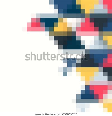 Pixel Pattern Vector Colored Pixel Art Stock Vector Royalty Free