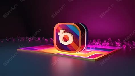 Best Character Logo Powerpoint Background For Presentation