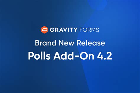 Brand New Release Polls Add On Gravity Forms