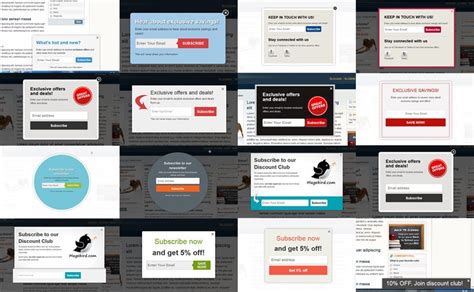 Screenshots For Newsletter Popup Magento Extensions