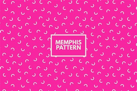 Premium Vector Curve Lines Geometric Shapes Memphis Style Vector Seamless Repeat Pattern