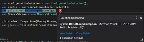 I Keeps Getting An Error Systemdllnotfoundexception Microsoft Visual C 2017 2019