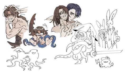 Rule 34 Annoyed Bug Features Collage Collage Piece Cute Male