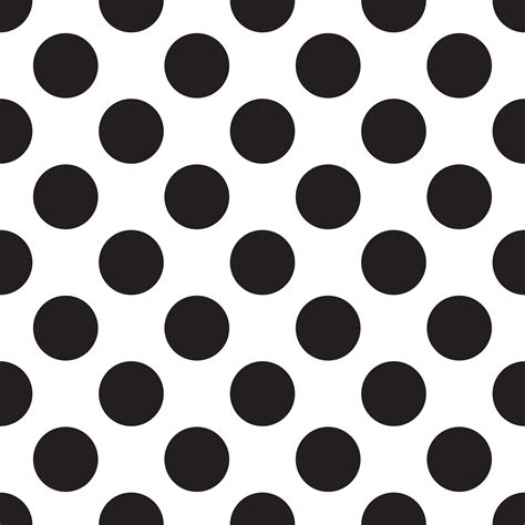 Black And White Polka Dot Pattern