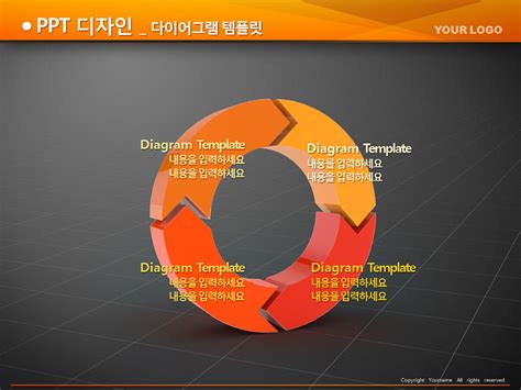 Ppt 디자인 주기형 다이어그램 템플릿 네이버 블로그