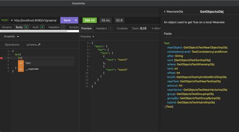 Weaviate Local Instance Graphql Update Schema Is Not Configured For