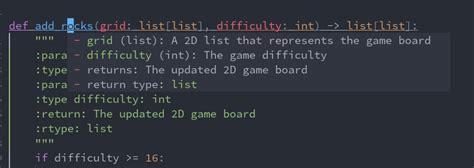 signature help does not show function signature when docstring is