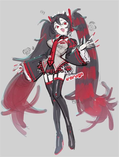 Zatsune Miku Эскизы персонажей Милые рисунки Винтажные комиксы