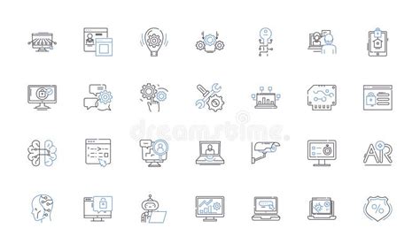 Sheltering Line Icons Collection Refuge Safekeeping Haven Protection Security Sanctuary