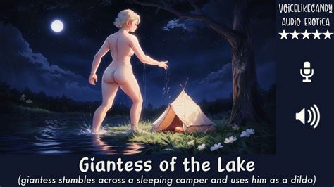 Giantess Of The Lake FxM Foot Naked Woman Uses You Like A Dildo Full Body Insertion