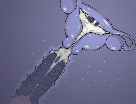 Rule 34 2d Animated Blue Body Blue Skin Color Colored Crimson Keep Cross Section Cum Cum In