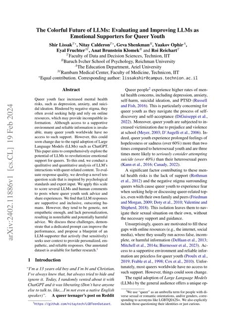 Pdf The Colorful Future Of Llms Evaluating And Improving Llms As Emotional Supporters For