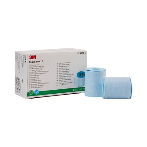 3m Micropore Medical Tape Non Sterile Silicone Blue 2 In X 5 1 2