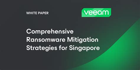 Comprehensive Ransomware Mitigation Strategies For Singapore