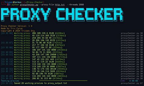 Github Trixsecproxy Checker Fast Proxy Checker · Github