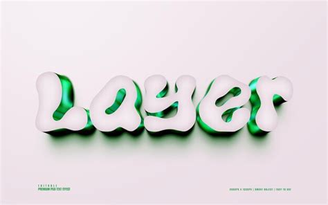 Premium Psd Layer Premium 3d Psd Text Effect