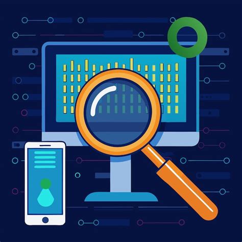 A Magnifying Glass Over A Screen Full Of Binary Codes Emphasizing The Importance Of
