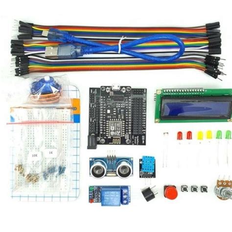 Jual Paket Iot Internet Of Think Wifi Nodemcu Esp8266 Kit Belajar Uno
