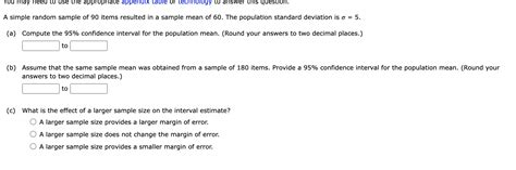 Solved A Simple Random Sample Of Items Resulted In A Chegg