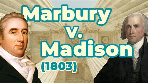Marbury V Madison 1803 Case Brief Worksheets Library
