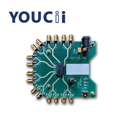 Qsfp28 Evb Sfp Evaluation Board With Four Inputs And Outputs