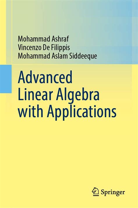 Advanced Linear Algebra With Applications Egypt Books Printige Bookstore