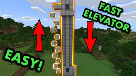 Minecraft Redstone Elevator Tutorial