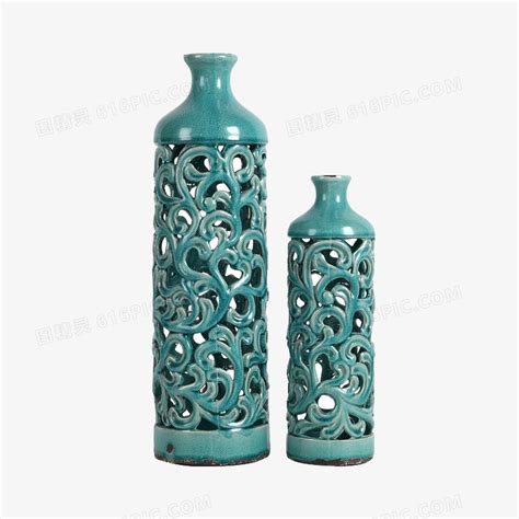 美式家居装饰品摆件 做旧镂空陶瓷工艺品 地中海风客厅摆设图片免费下载 PNG素材 编号vo9ieqy6v 图精灵