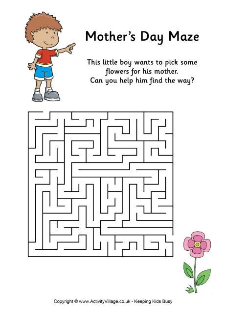 Mother S Day Maze Medium