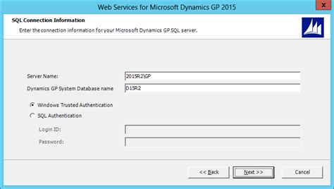 Hands On With Microsoft Dynamics Gp 2015 R2 Install Web Services