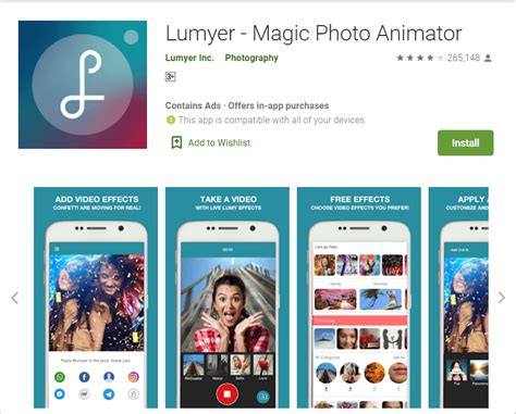 사진에 애니메이션 효과를 주는 10가지 최고의 앱