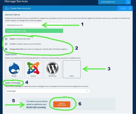 Add A Website To Your Hosting Plan Rochen Documentation