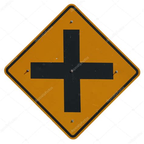 4 Way Intersection Sign